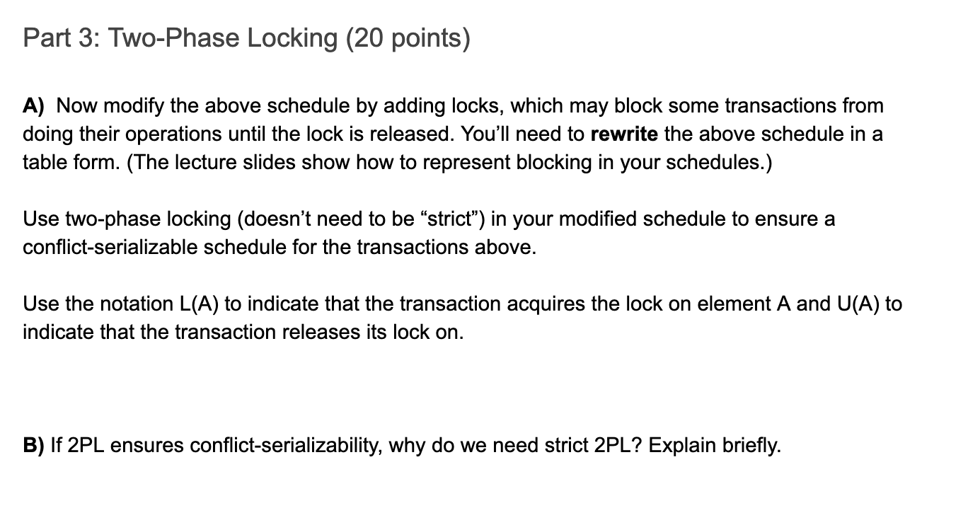 Solved Consider the following three transactions and | Chegg.com