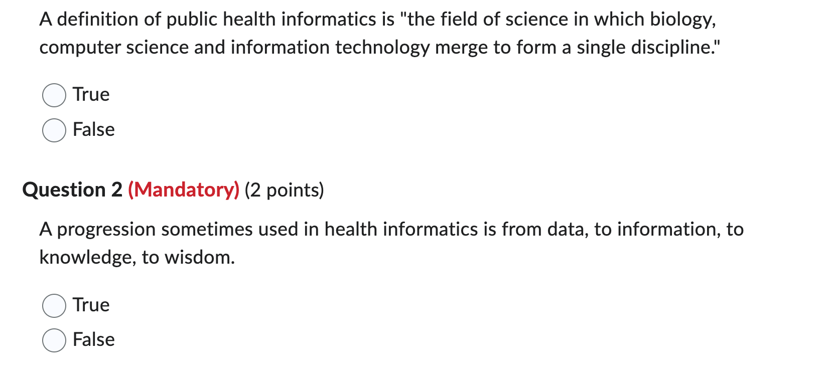 Solved A definition of public health informatics is "the | Chegg.com