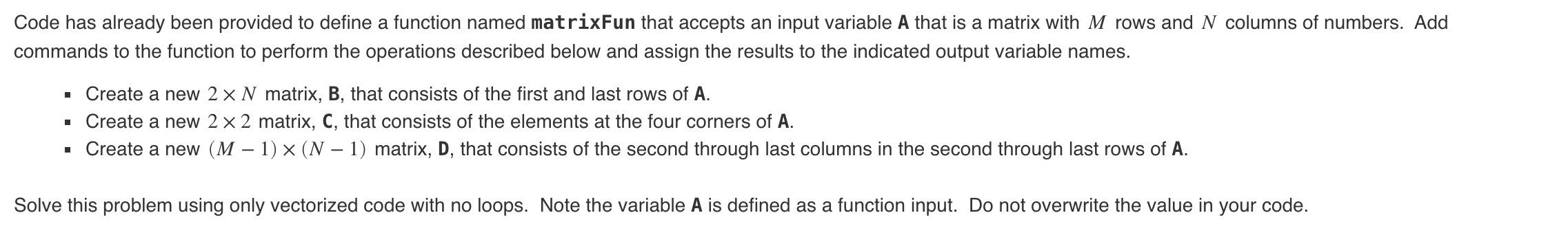 Solved Code Has Already Been Provided To Define A Function 