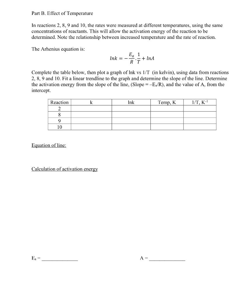 Experimental Data All the data used in the graphs and | Chegg.com