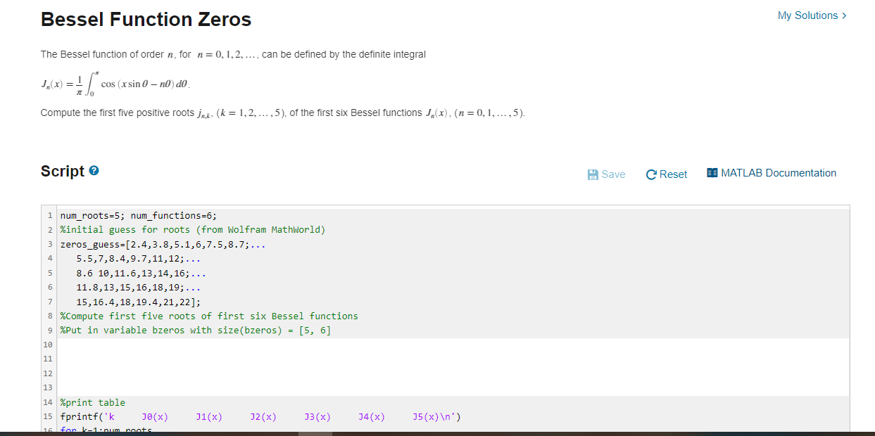 Solved The Bessel function of order n, for n=0,1,2,…, can be | Chegg.com