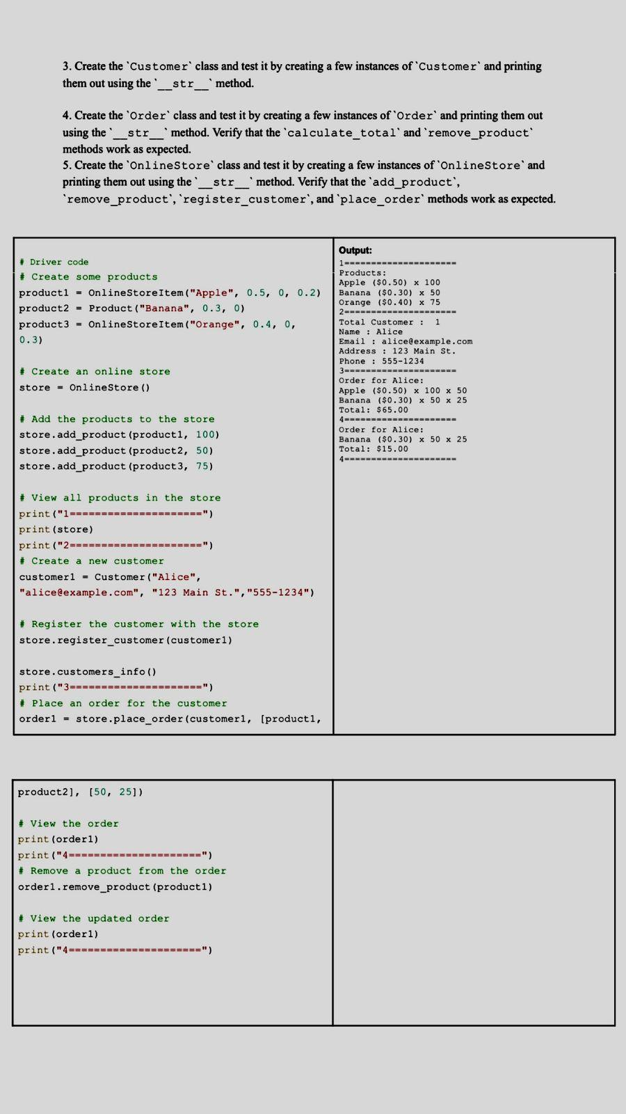 Solved You have been tasked with creating an online store | Chegg.com
