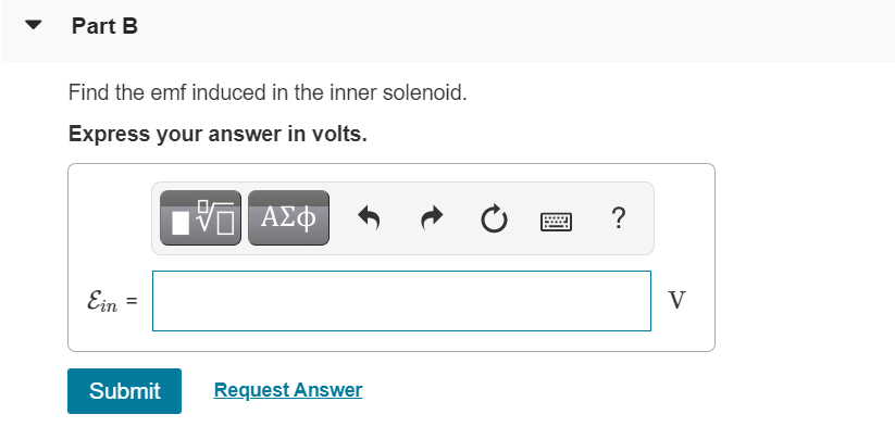 Solved A Review Constants One solenoid is centered inside | Chegg.com