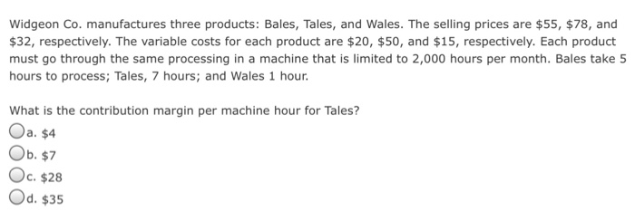 Solved Grace Co. can further process Product B to produce | Chegg.com