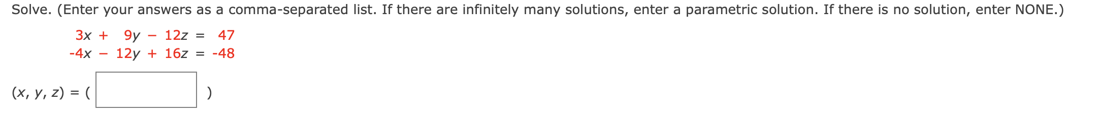 Solved Solve. (Enter your answers as a comma-separated list. | Chegg.com