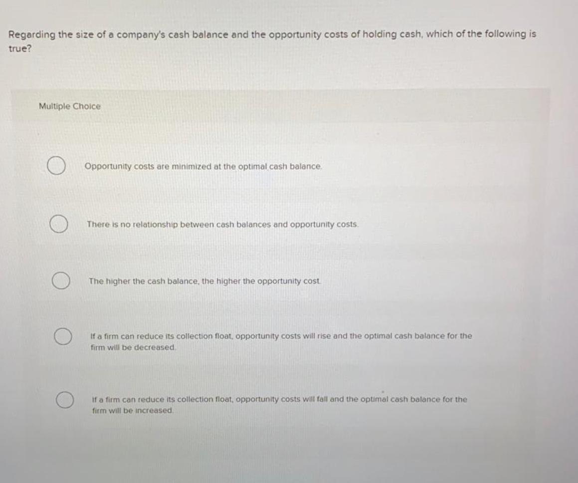 Solved The speculative motive to hold cash is best defined | Chegg.com
