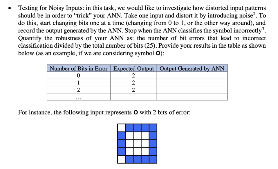 Solved Design an MLP neural network that can perform pattern | Chegg.com