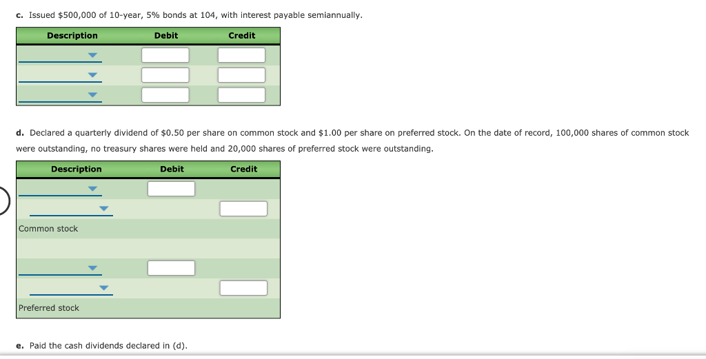 Solved Comprehensive Problem 4 Part 1: Selected transactions | Chegg.com