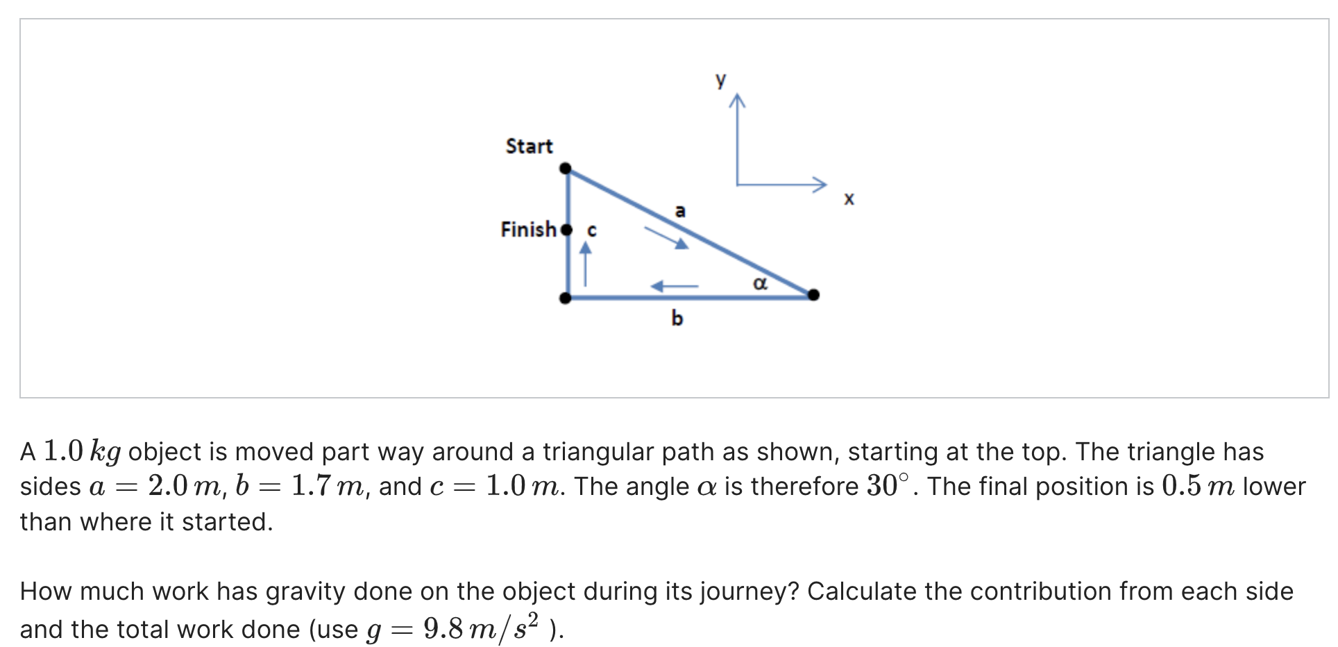Solved Contribution from side a: Contribution from side | Chegg.com