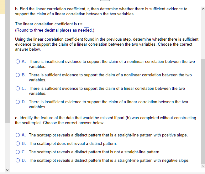 Solved Critical Values for the Correlation Coefficient | Chegg.com