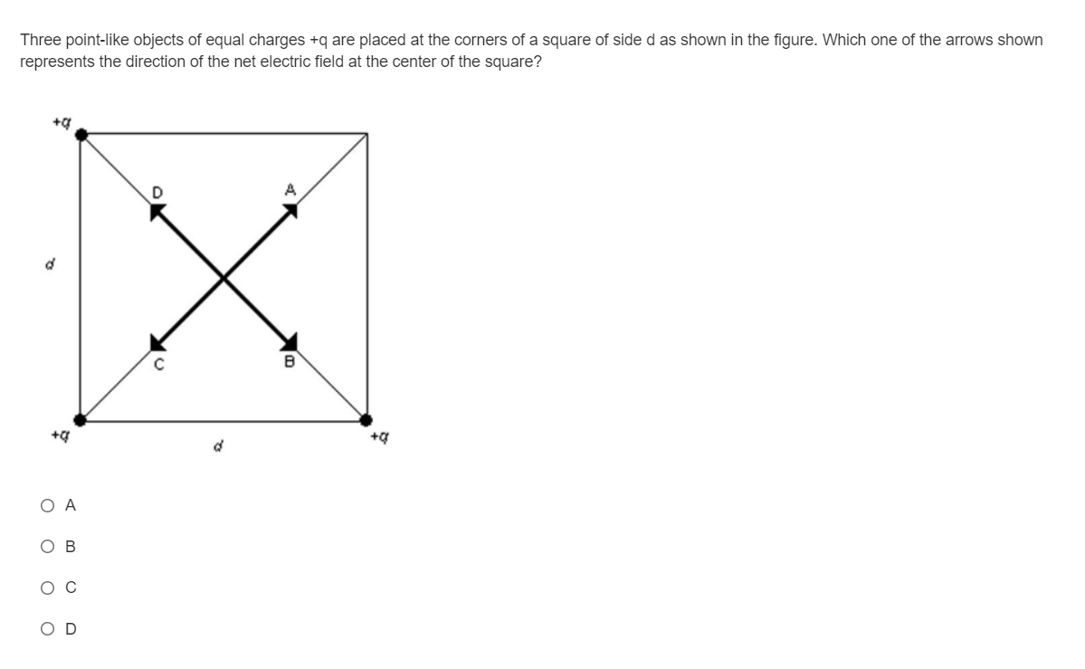 Solved Three point-like objects of equal charges +q are | Chegg.com