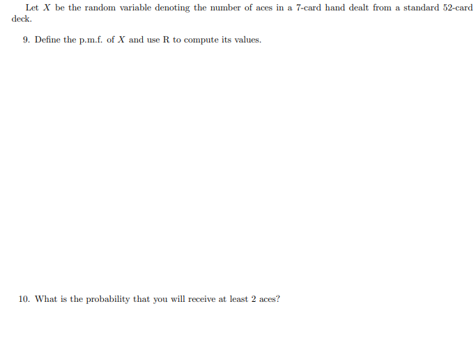 Solved Let X be the random variable denoting the number of | Chegg.com