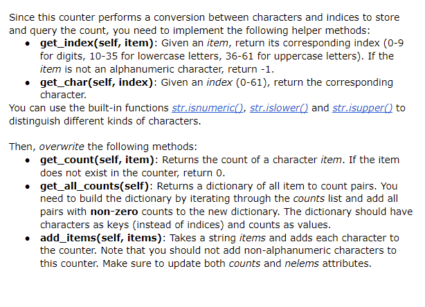 Solved USE PYTHON3; DO NOT IMPORT PACKAGES Please do both | Chegg.com