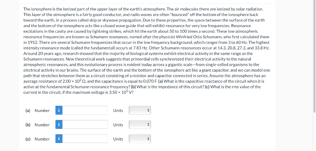 Solved The ionosphere is the ionized part of the upper layer | Chegg.com