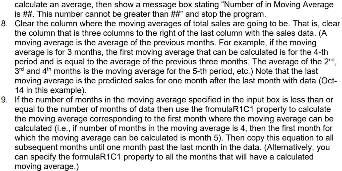 Solved = 5. Using R1C1 notation place a formulas under the | Chegg.com