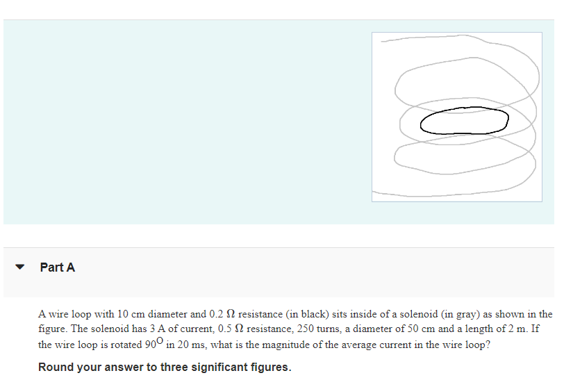 Solved A wire loop with 10 cm diameter and 0.2Ω resistance | Chegg.com