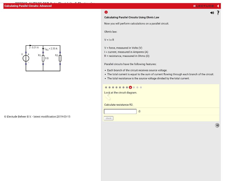 Solved Calculating Parallel Circuits: Advanced (1) | Chegg.com