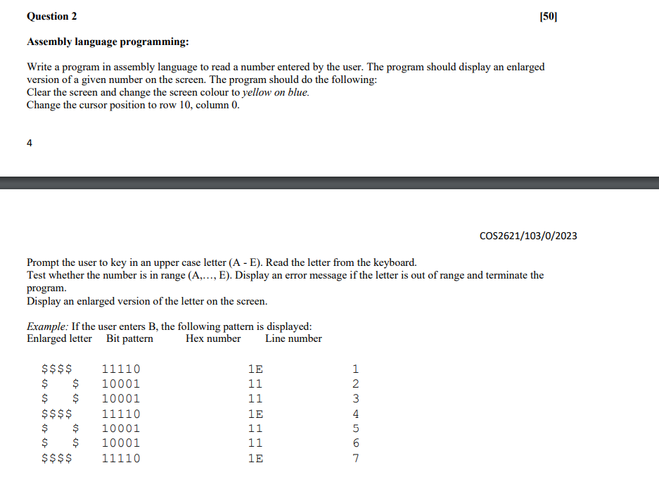 Solved Question 2 Assembly Language Programming Write A 