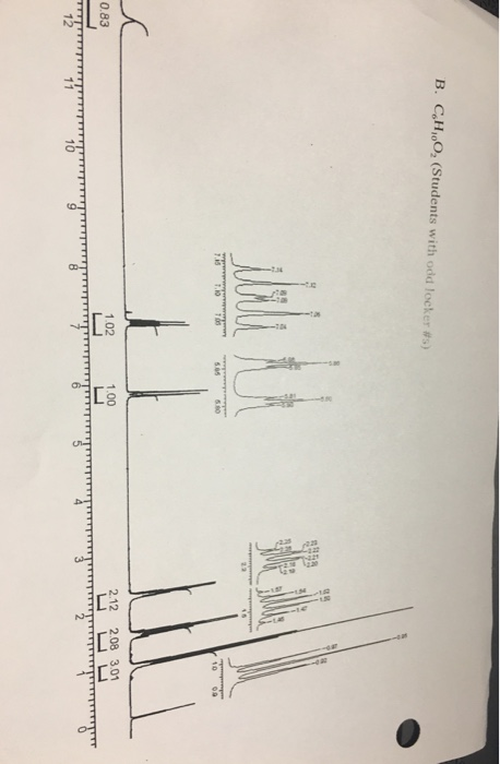 Solved 5. Assign a structure that is consistent with each of | Chegg.com