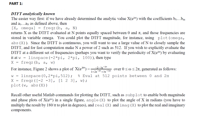 Solved DTFT and Convolution Property of DTET, DUE MARCH 30 | Chegg.com