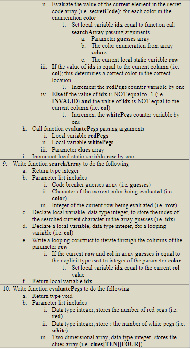 Solved 8. Write function getClues to do the following a. | Chegg.com