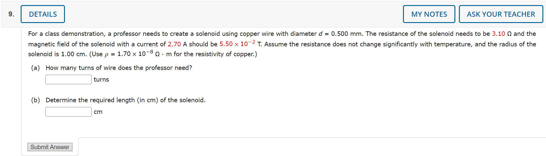 Solved For a class demonstration, a professor needs to | Chegg.com