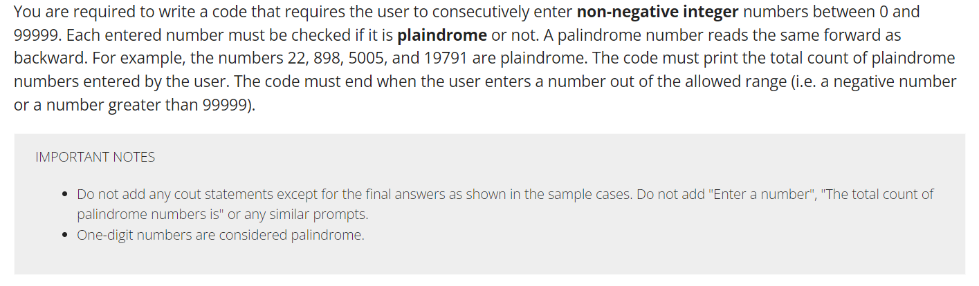 Solved You are required to write a code that requires the | Chegg.com