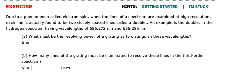 Solved EXERCISE HINTS: GETTING STARTED | I'M STUCK! Due to a | Chegg.com