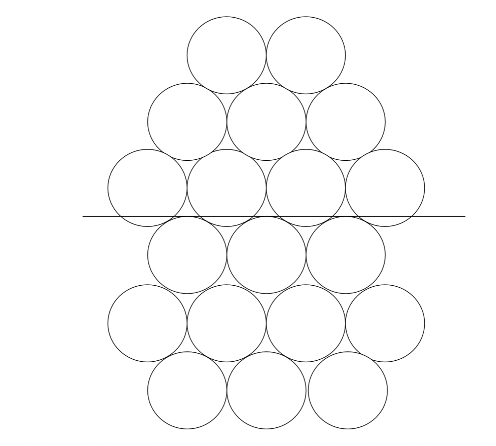 Solved For the array of circles on the following page, | Chegg.com
