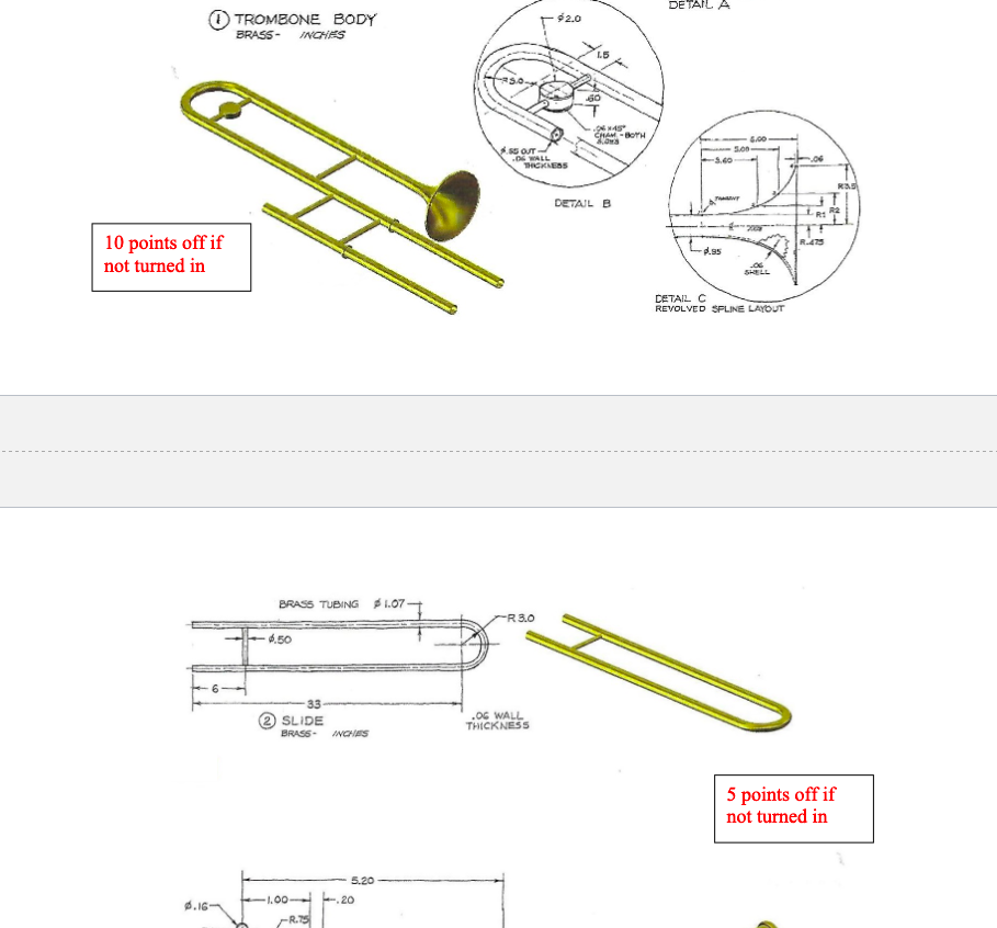 Solved The pictorial concept sketch of a Trombone is shown | Chegg.com