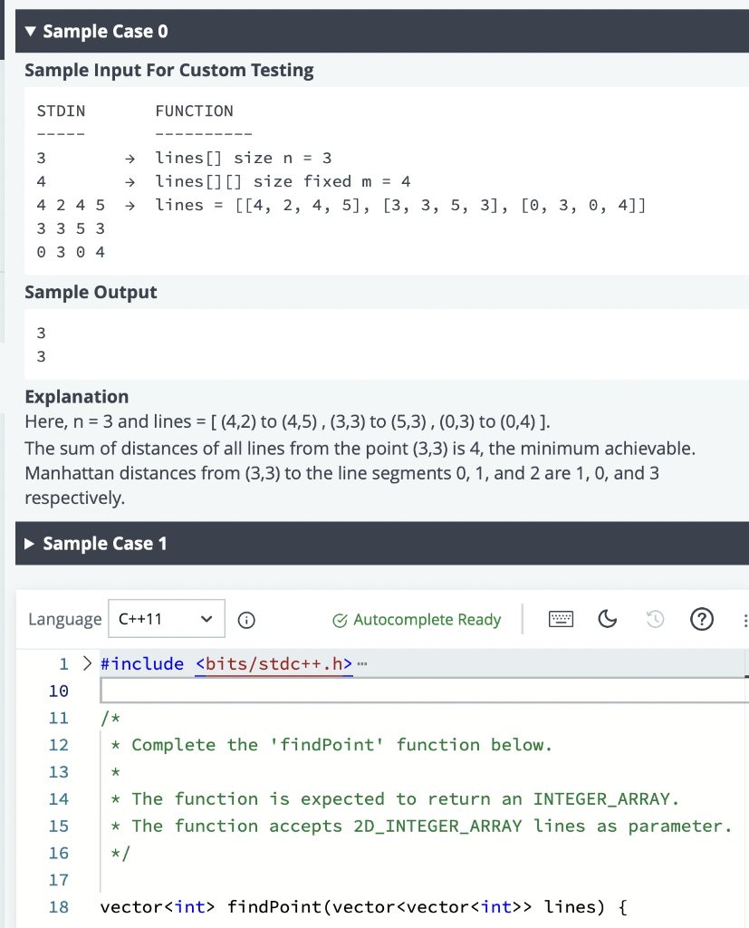 Solved Sample Input For Custom Testing Sample Output 3 3 | Chegg.com Solved Sample Input For Custom Testing Sample Output 3 3 | Chegg.com