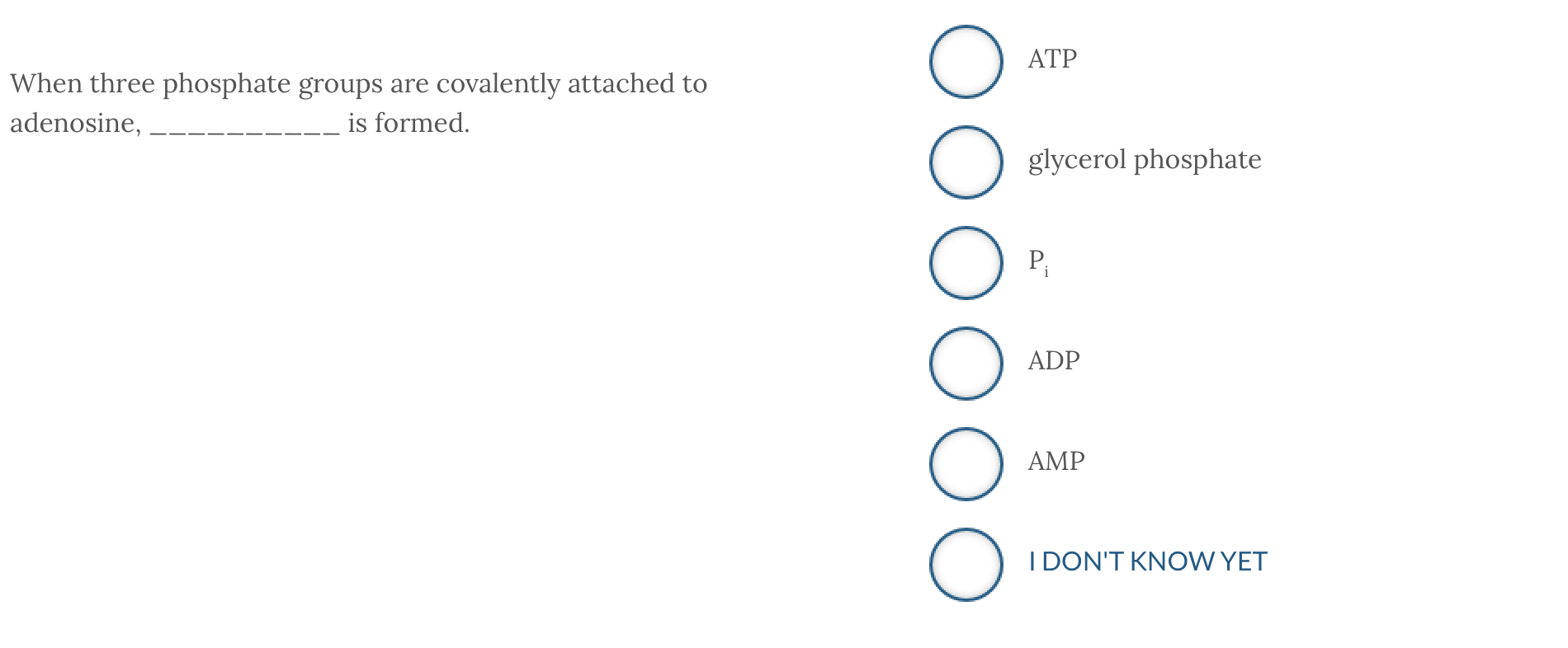Solved When three phosphate groups are covalently attached | Chegg.com