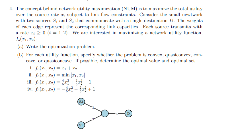 4 The Concept Behind Network Utility Maximization