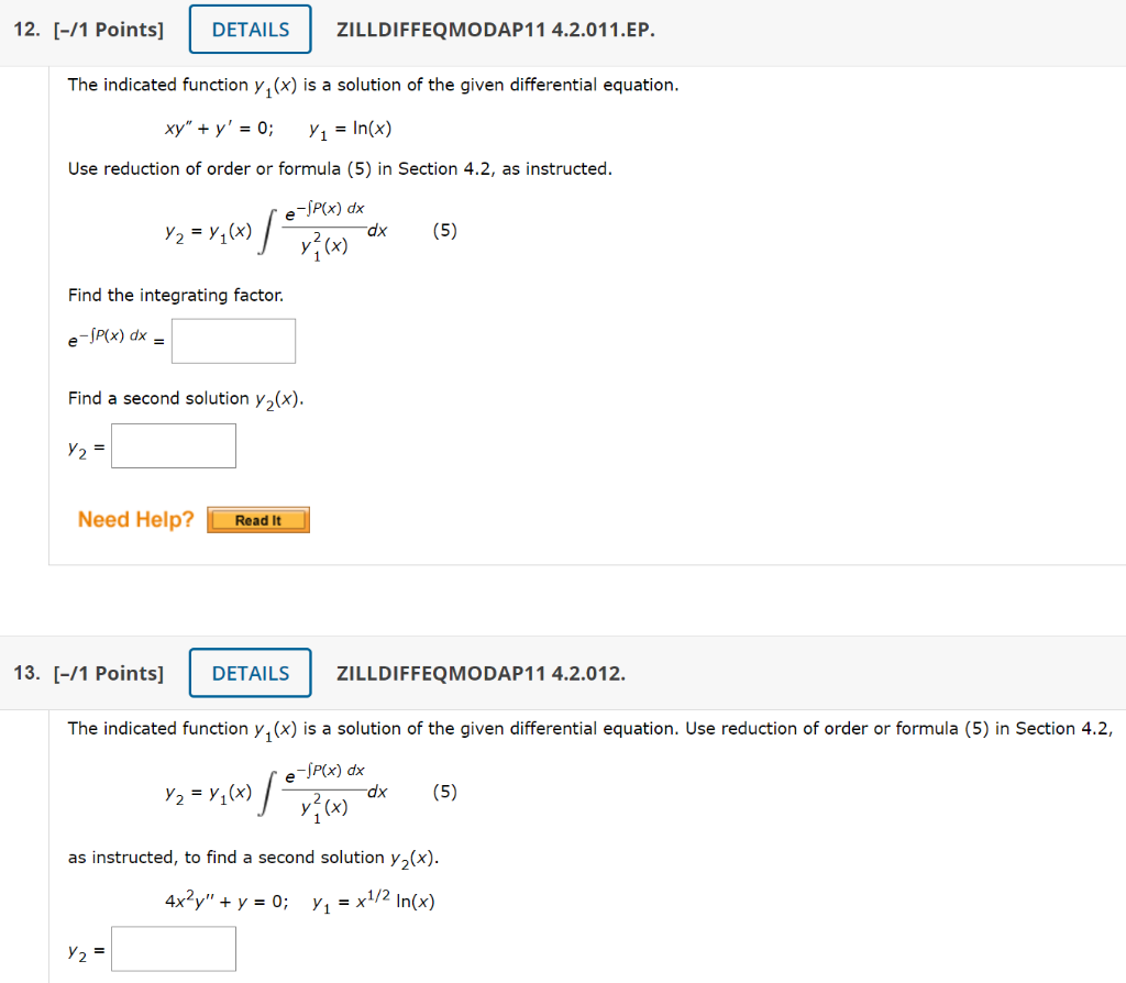 Solved [-/1 Points] ZILLDIFFEQMODAP11 4.2.011.EP. The | Chegg.com