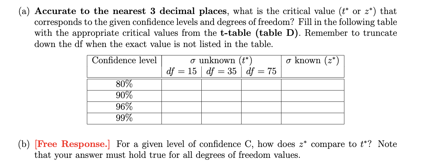 Solved (a) Accurate to the nearest 3 decimal places, what is | Chegg.com
