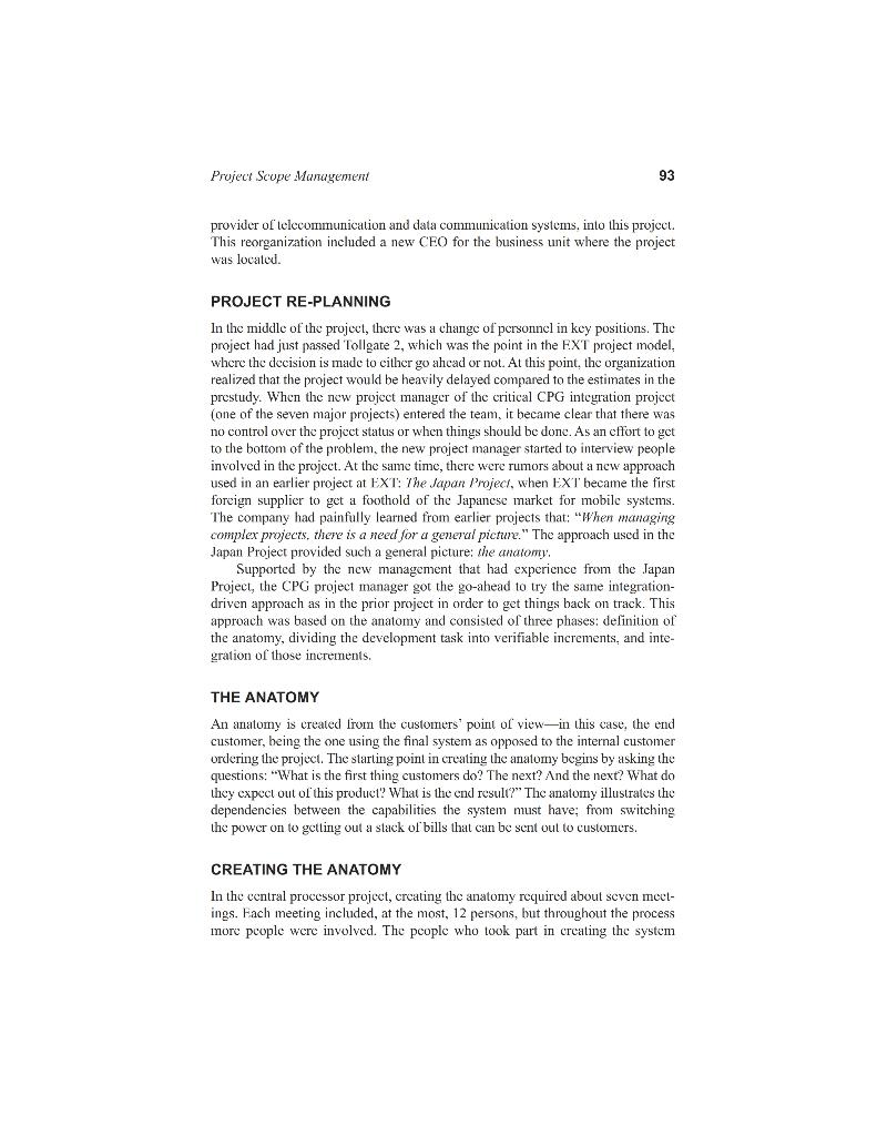 Solved Case studies in project, program, and organizational | Chegg.com