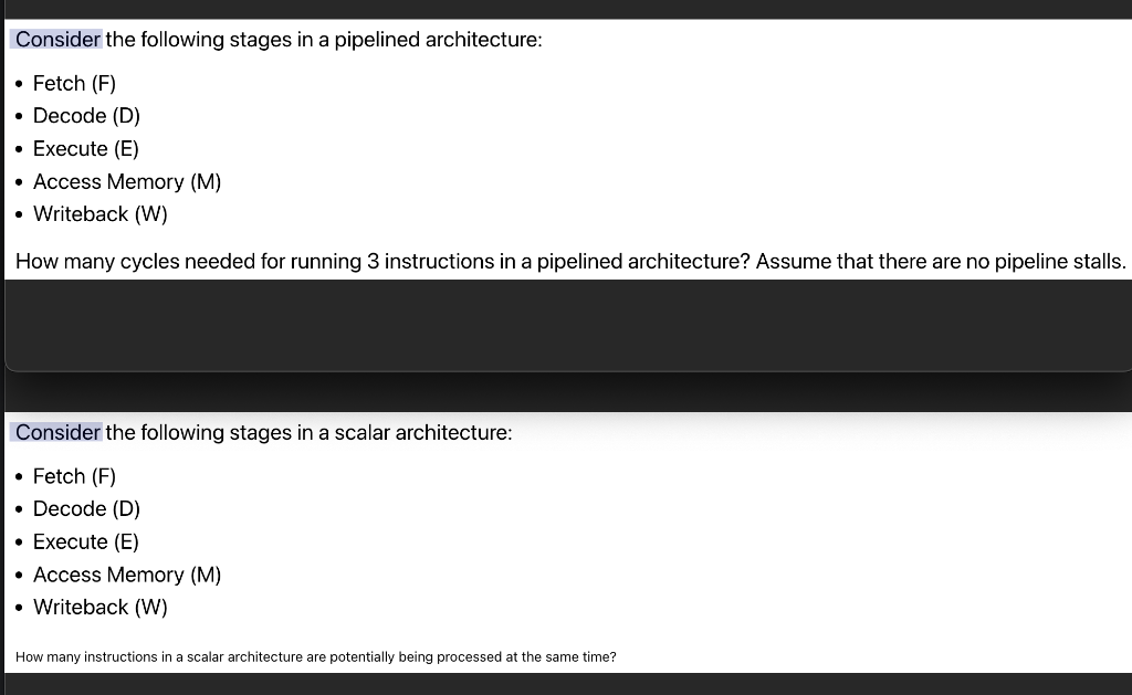 Solved Consider the following stages in a pipelined | Chegg.com