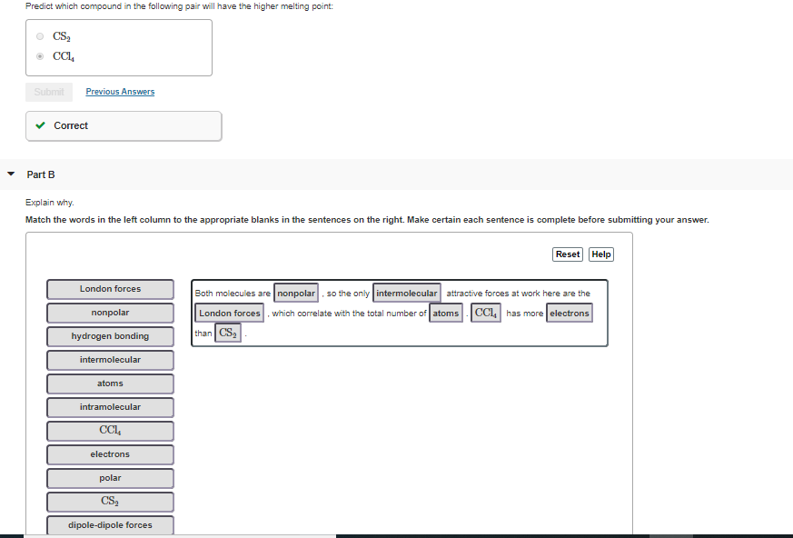 Solved Predict which compound in the following pair will | Chegg.com