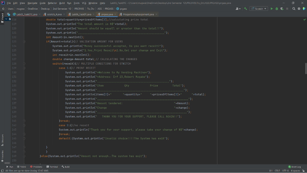 Solved Eile Edit View Navigate Code Elefactor Build Fun 