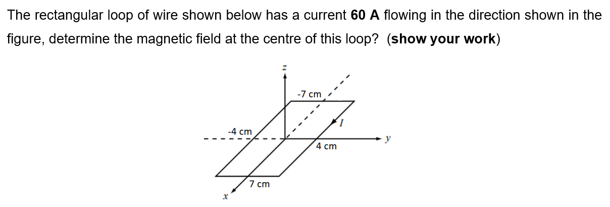 Solved The rectangular loop of wire shown below has a | Chegg.com