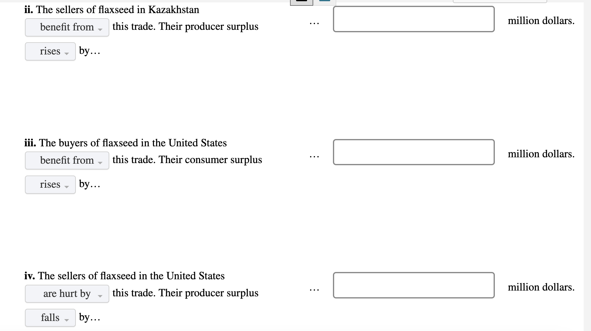Solved The following tables show the domestic supply and | Chegg.com