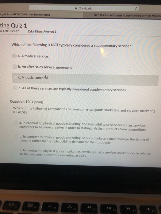 Solved d2l.ship.edu MKT 370 Fisk 4e Chapter 1 Understanding | Chegg.com