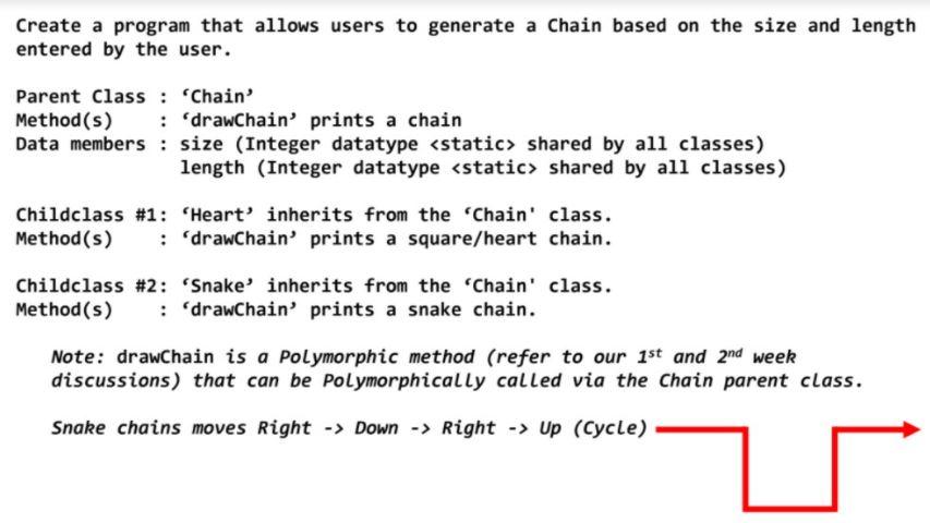 Solved Create a program that allows users to generate a | Chegg.com