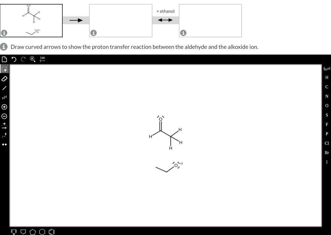 Solved A proton transfer reaction can occur when an aldehyde | Chegg.com