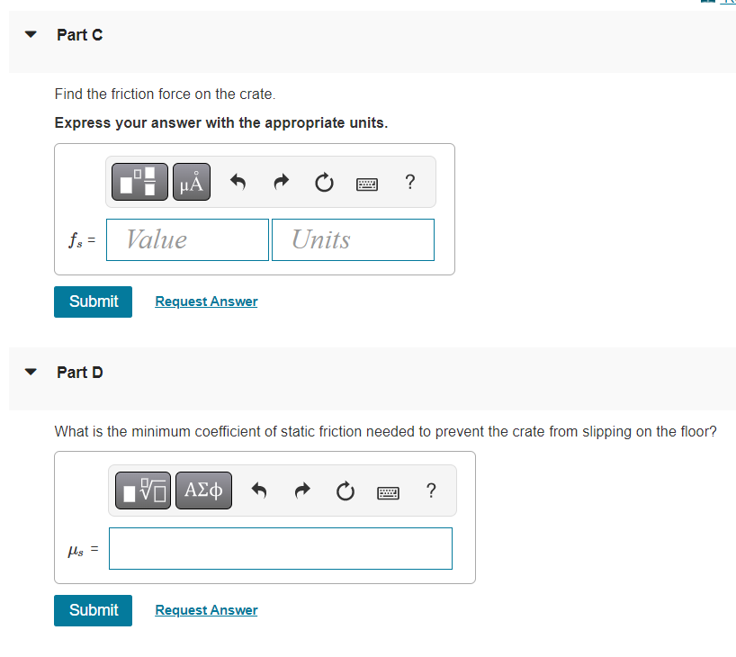 Solved A worker wants to turn over a uniform 1110 N | Chegg.com