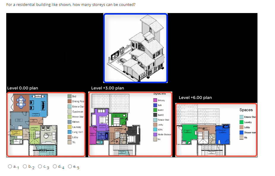 Solved For a residential building like shown, how many | Chegg.com