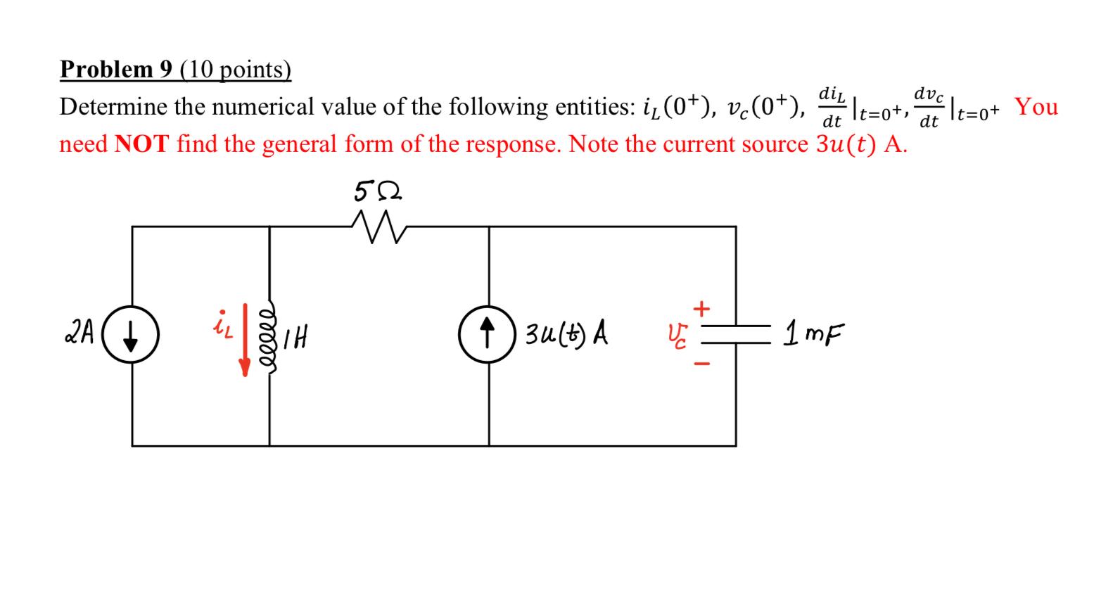 Solved Problem 9 (10 points) Determine the numerical value | Chegg.com