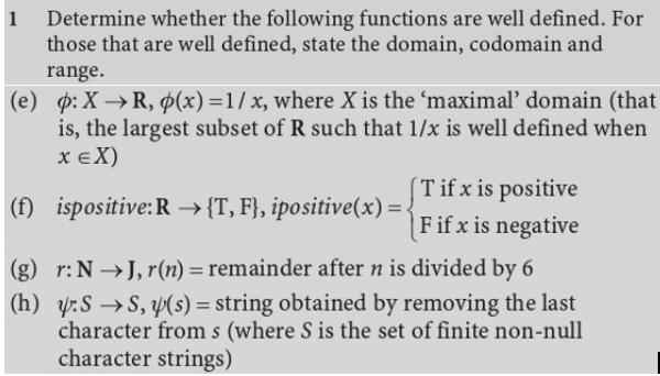 Solved Determine whether the following functions are well | Chegg.com