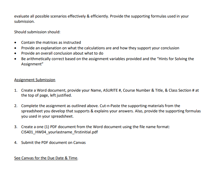 Solved CIS 401 - Cyber Risk Management Homework Assignment | Chegg.com
