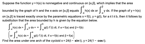 Solved Suppose the function y h(x) is nonnegative and | Chegg.com